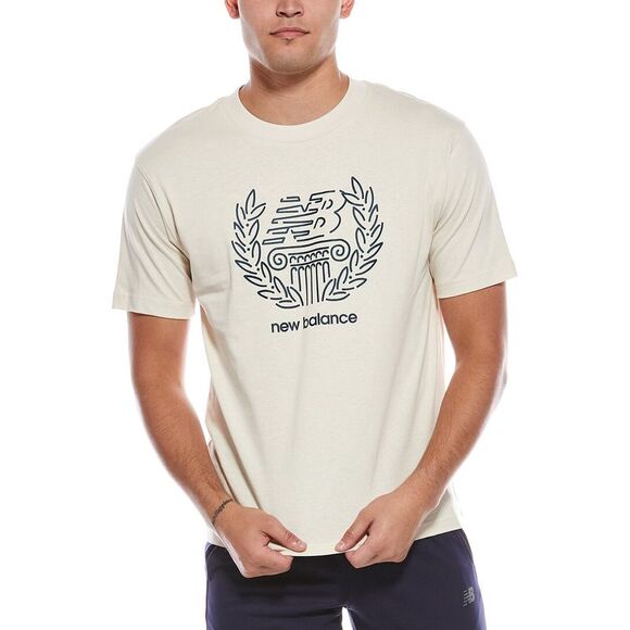 New Balance | Shirts | New Balance Mens Graphic Tshirt Tan | Poshmark